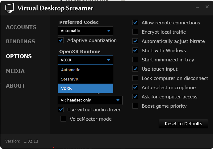 Guide to Troubleshooting the Black Screen Issue in SteamVR Using OpenXR with Virtual Desktop ...