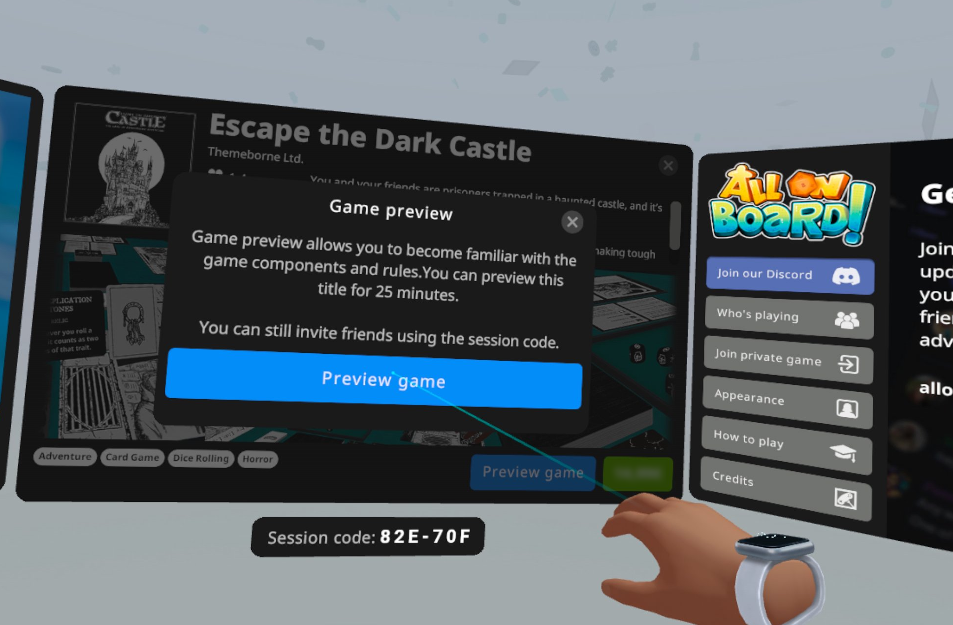 All On Board! – Enjoy Board Games in XR! – The Game Kitchen